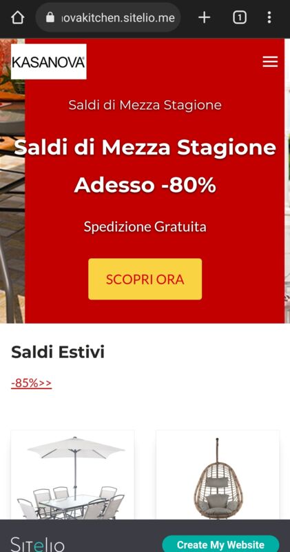 Kasanovakitchen.sitelio.me | Kasanova | 1 rapporto